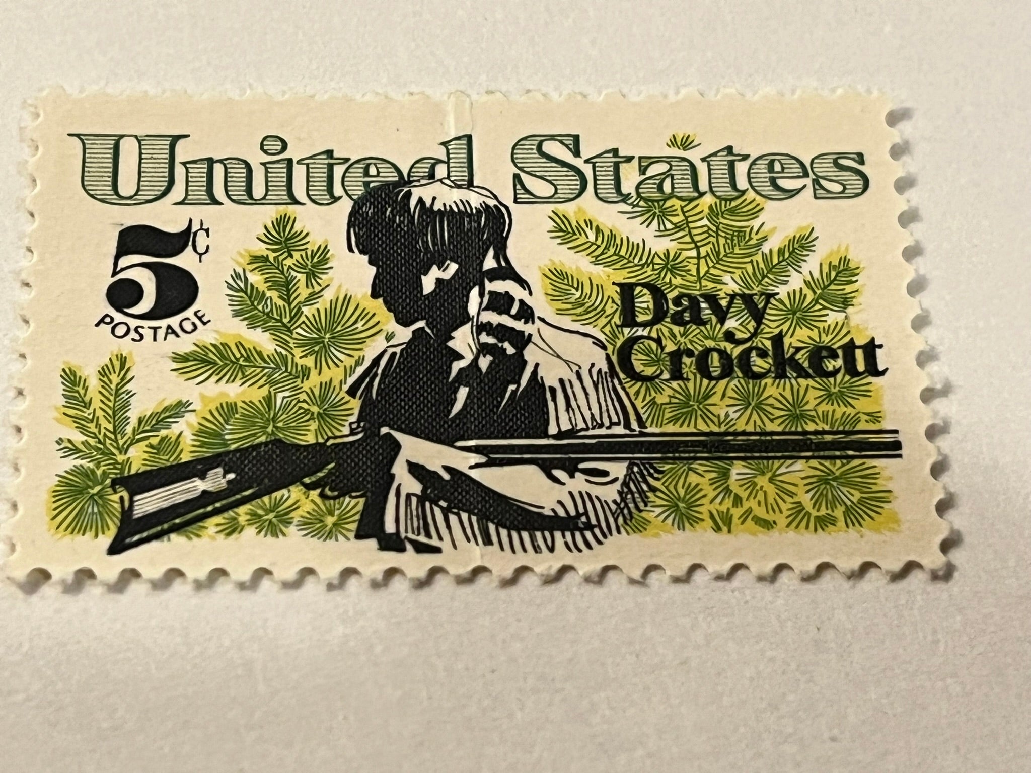 #1330 - 1967 5c Davy Crockett – History Bound