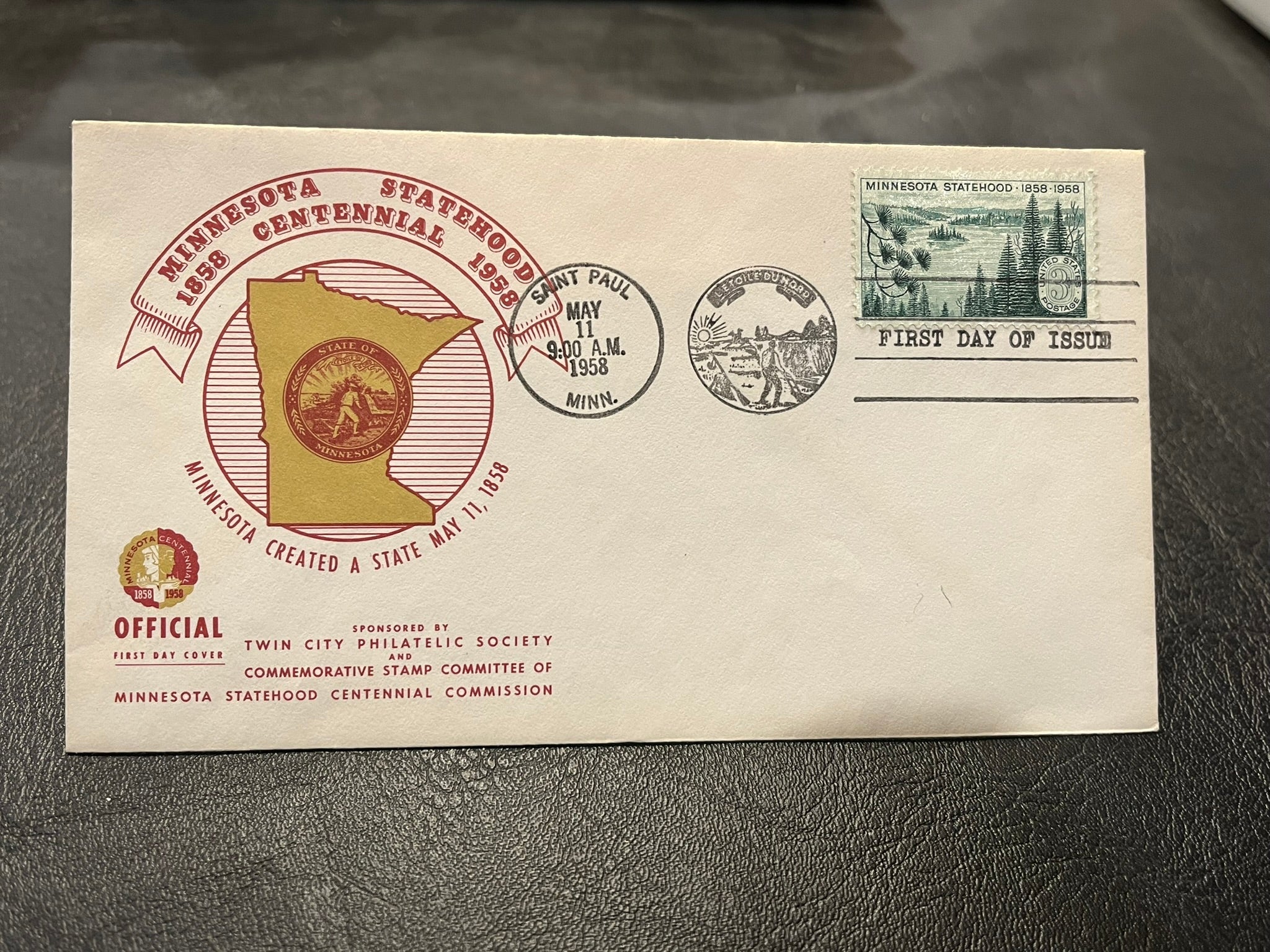 Minnesota Statehood 100th Anniversary with seal – History Bound