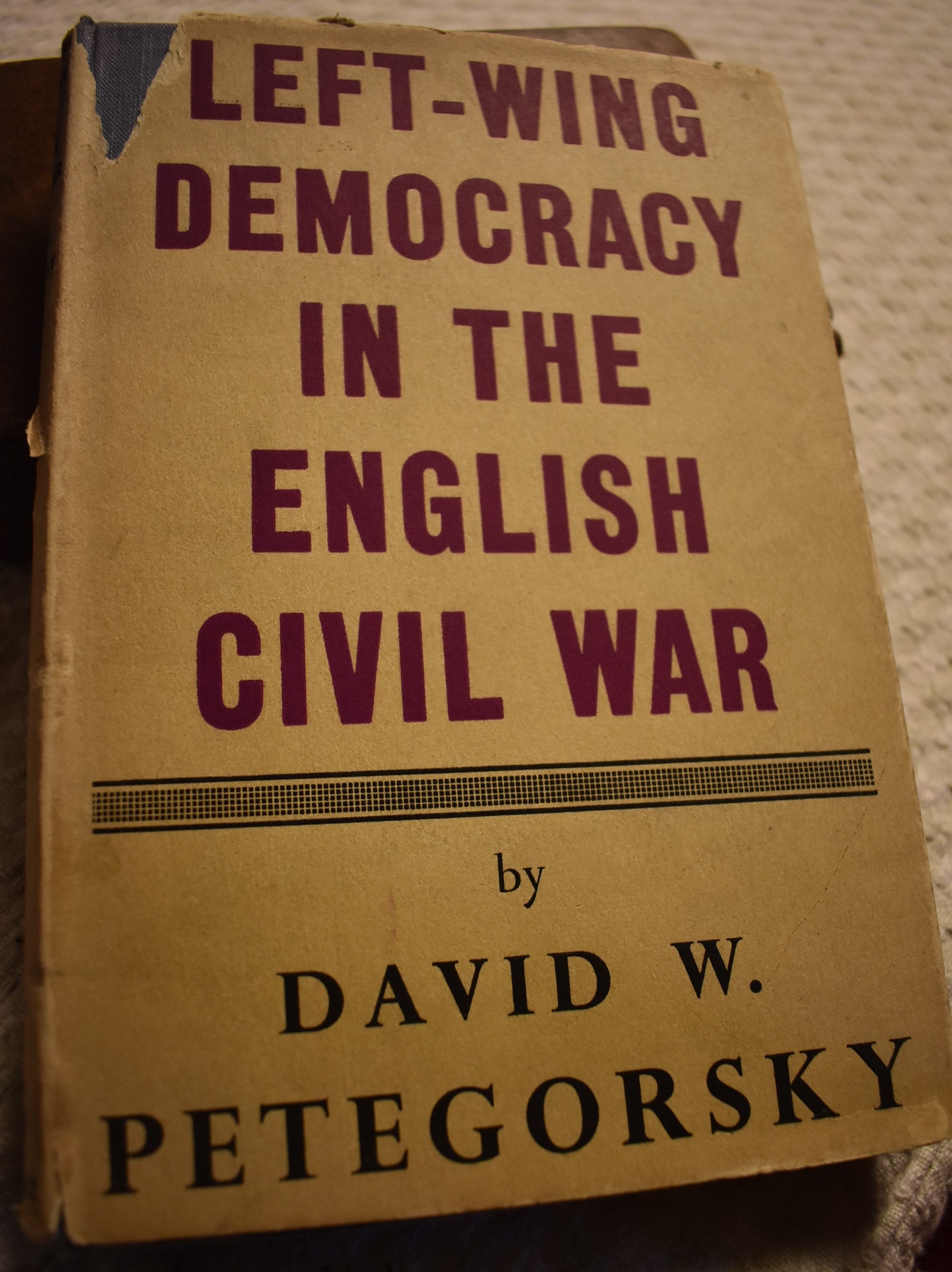 Left-Wing Democracy in the English Civil War – History Bound