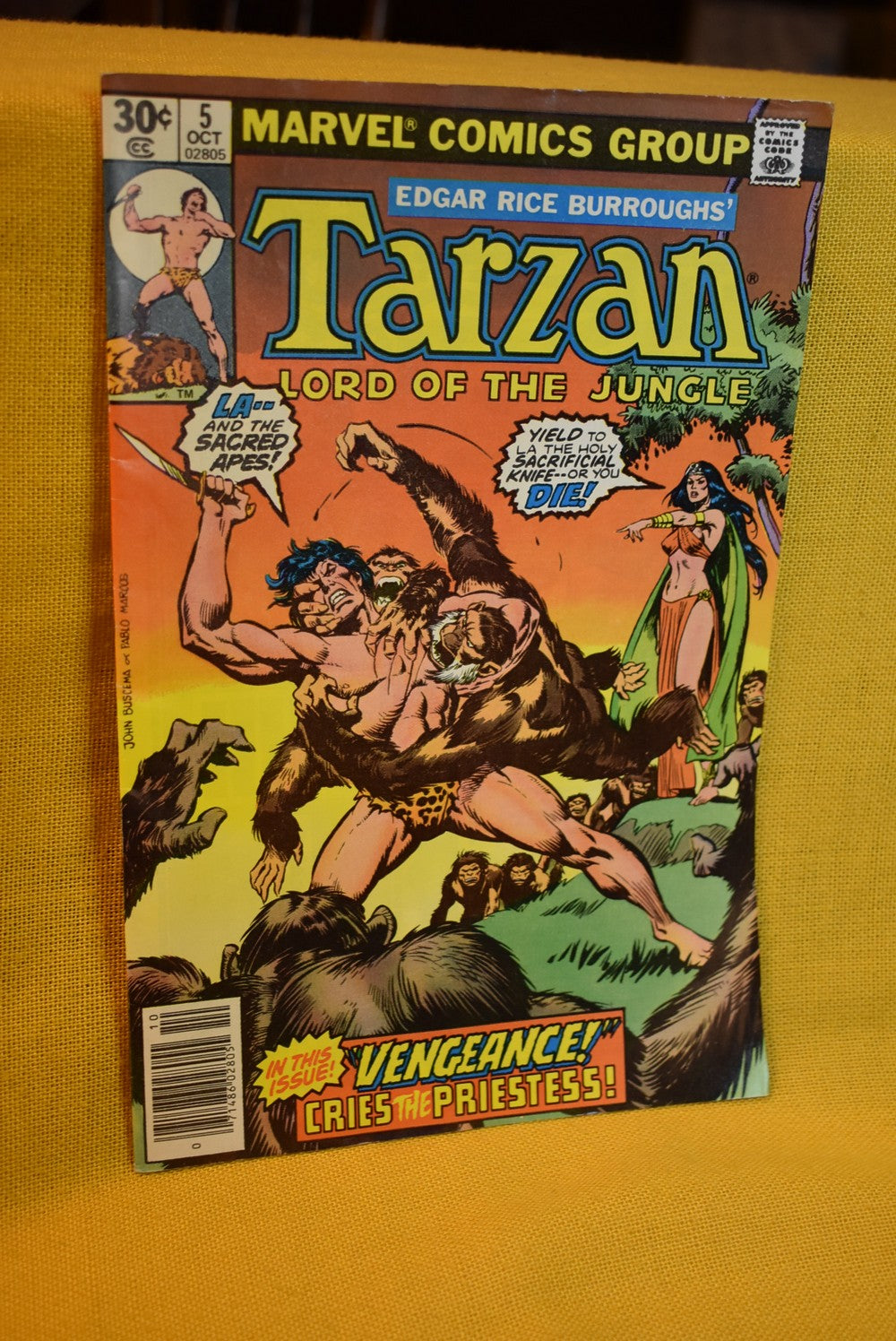 Tarzan Lord of the Jungle #5 Oct. 1977 – History Bound