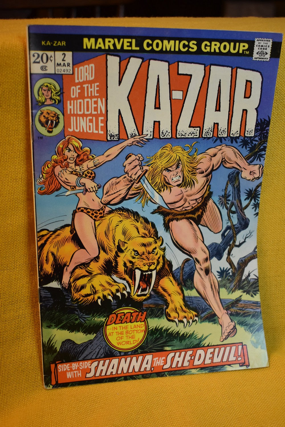 Ka-Zar #2 Mar. 1974 – History Bound