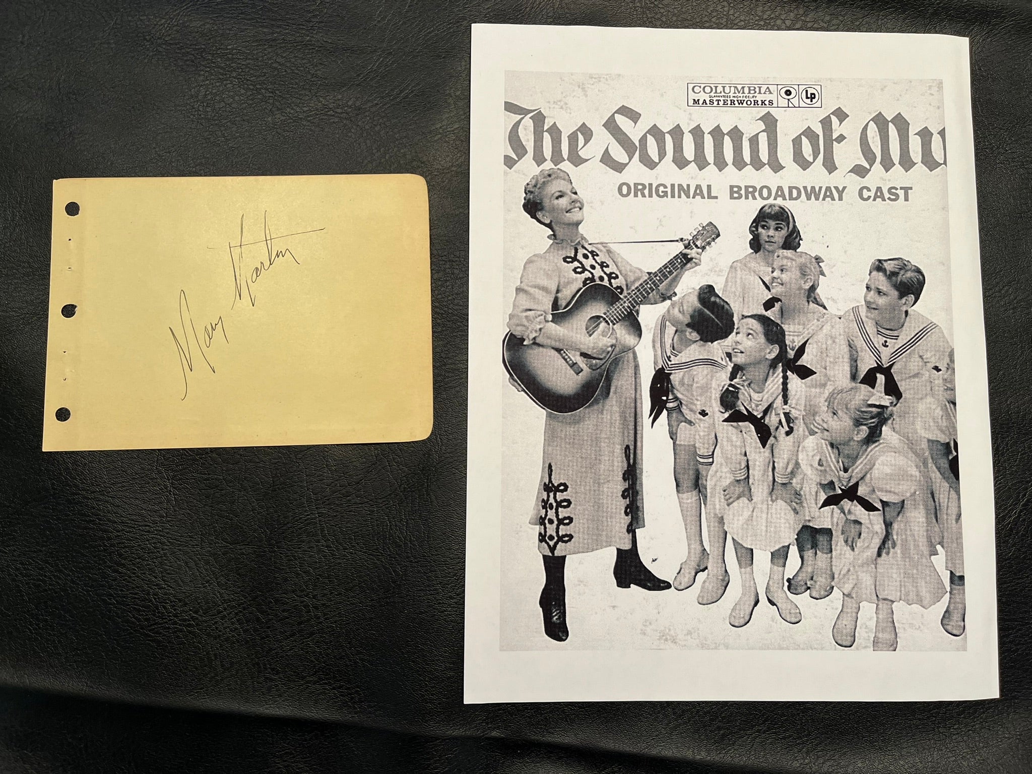 Mary Martin autograph – History Bound
