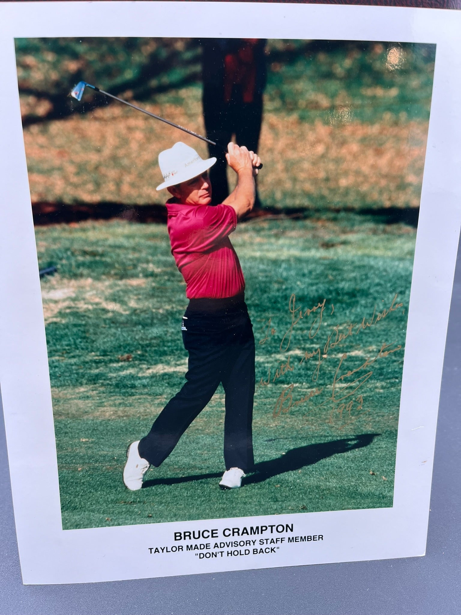Bruce Crampston golfer 1993 – History Bound