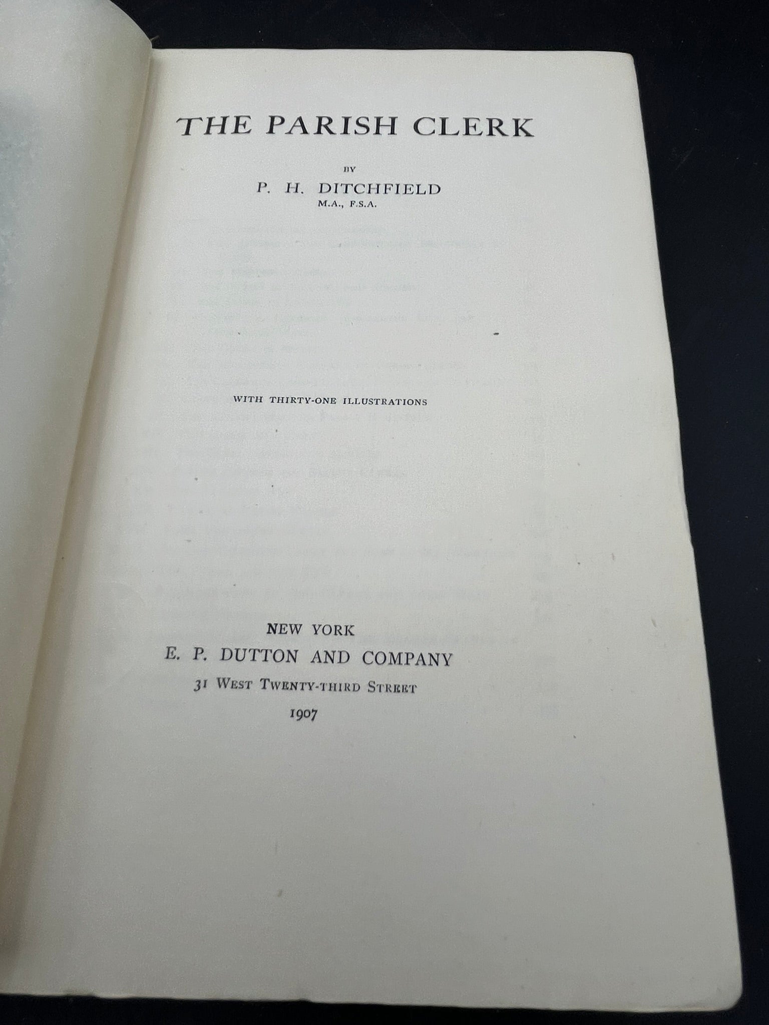 The Parish Clerk – History Bound