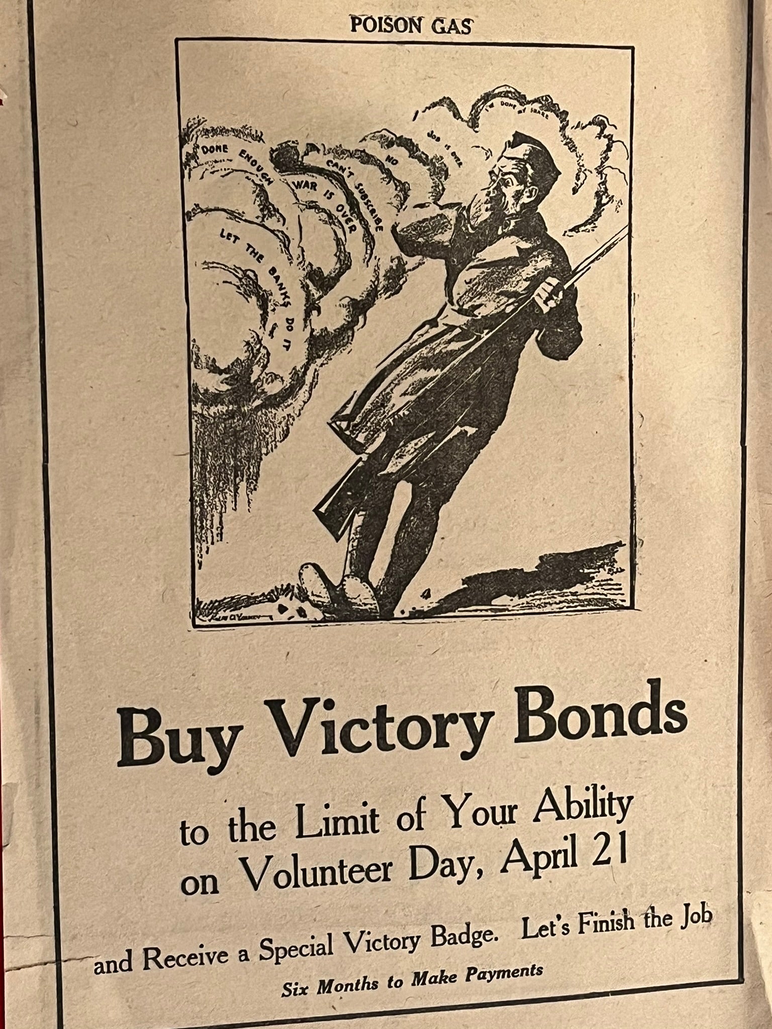 Buy Victory Bonds - Poison Gas – History Bound