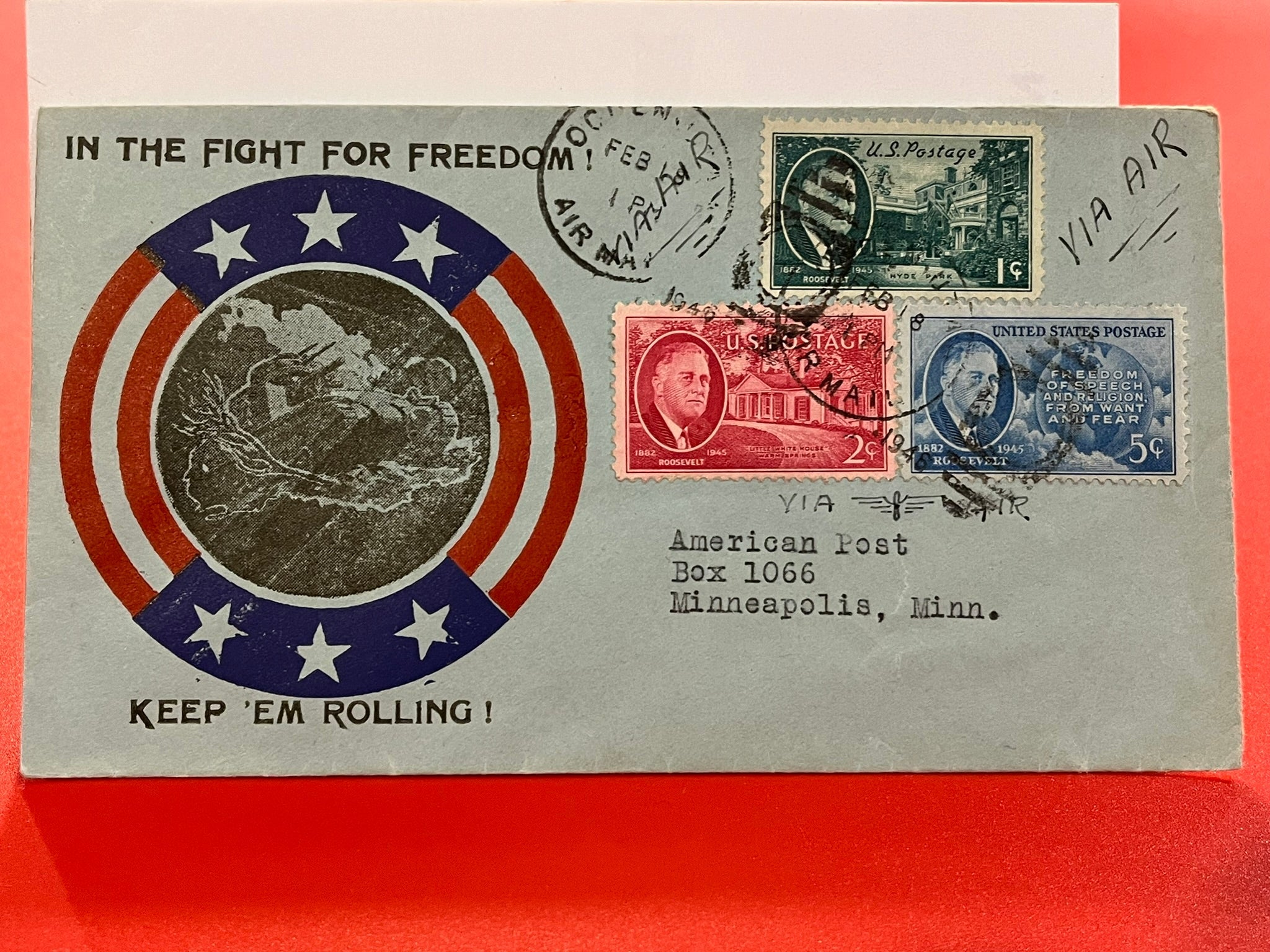 Patriotic WWII cover - tank – History Bound