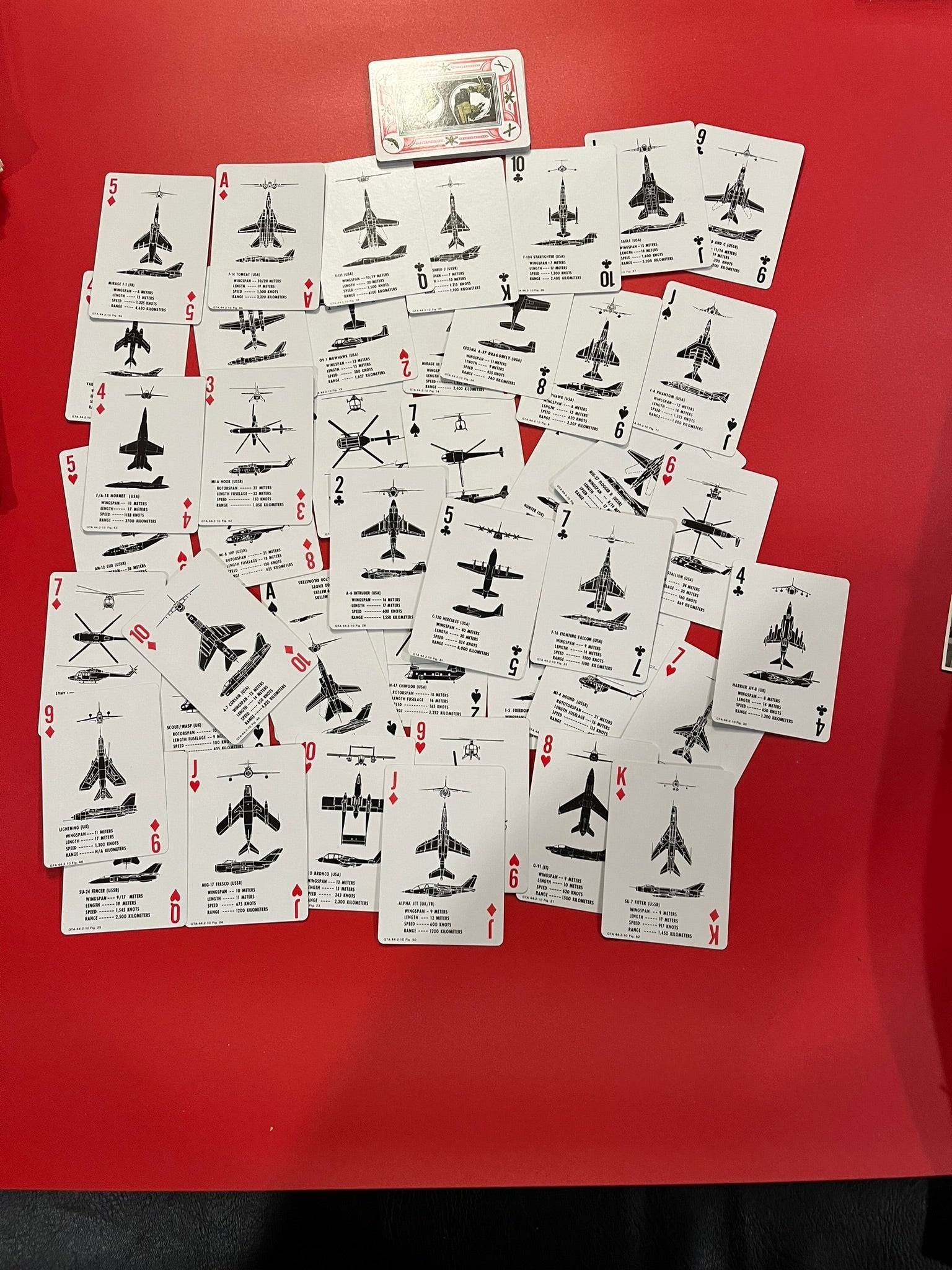 Aircraft Recognition Playing Cards 44-2-10 – History Bound