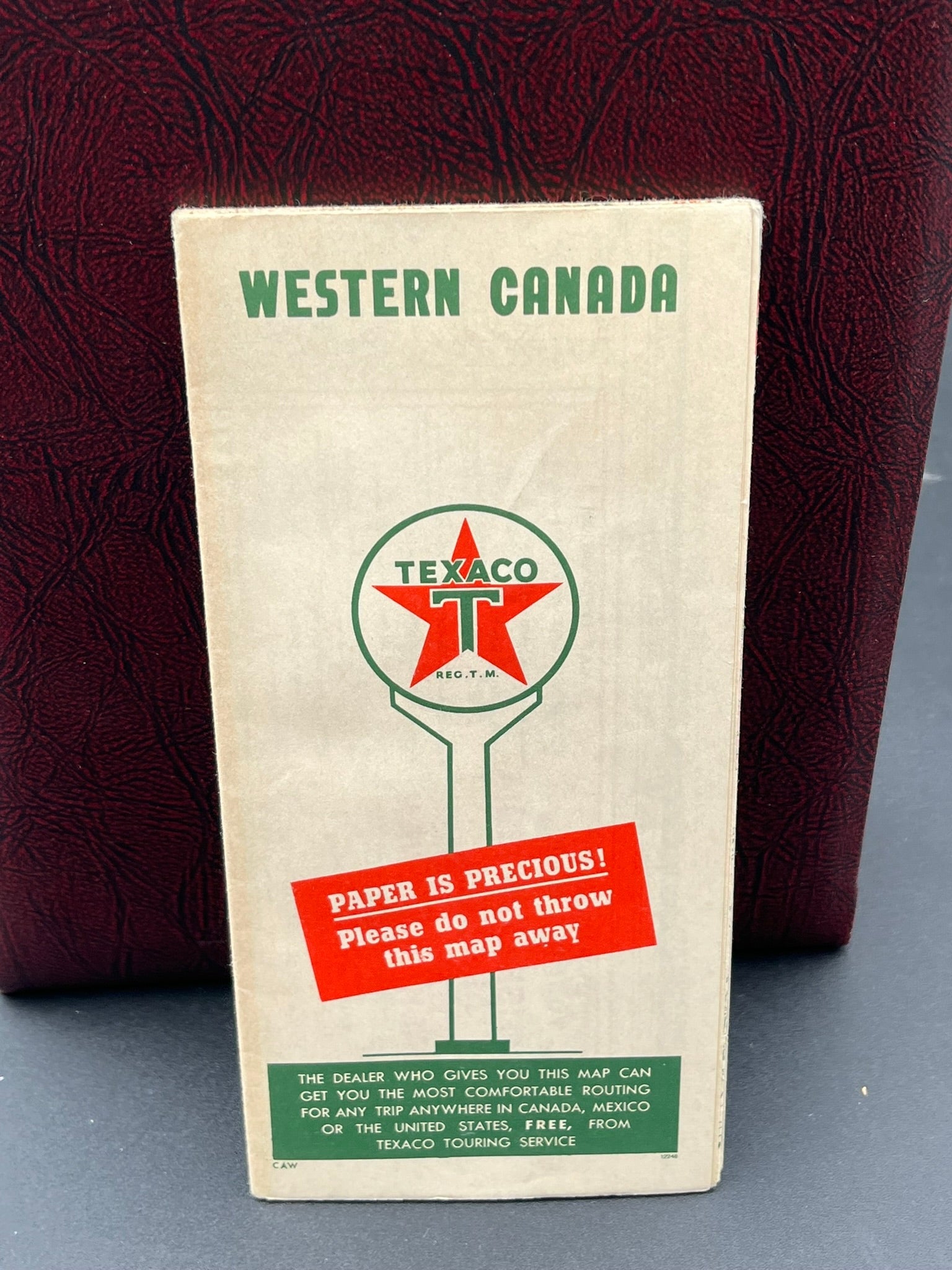 Texaco map of Western Canada – History Bound