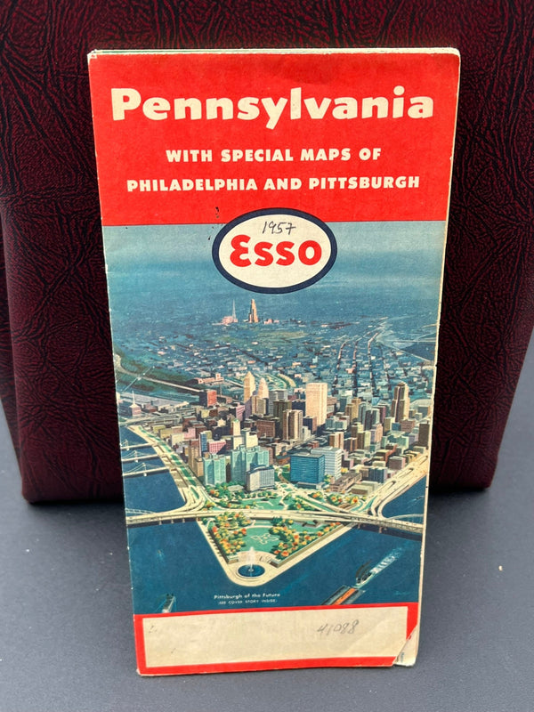 Esso Map of Pennsylvania. – History Bound