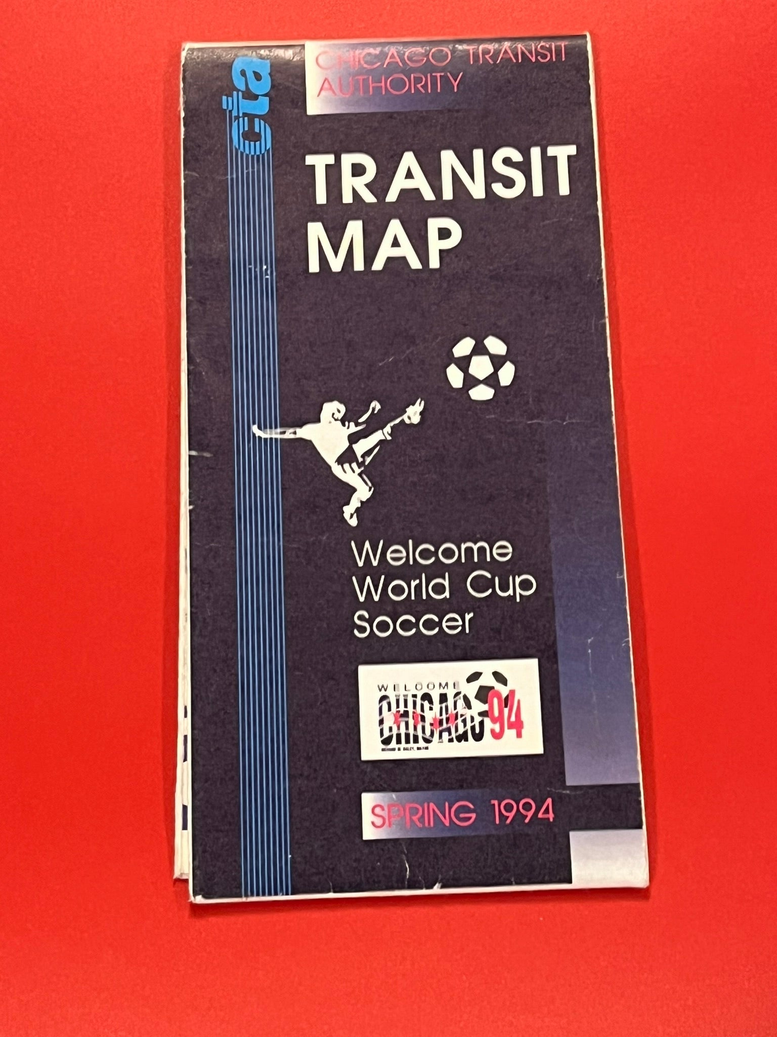 1994 Trasit Map - Chicago World Cup Soccer – History Bound
