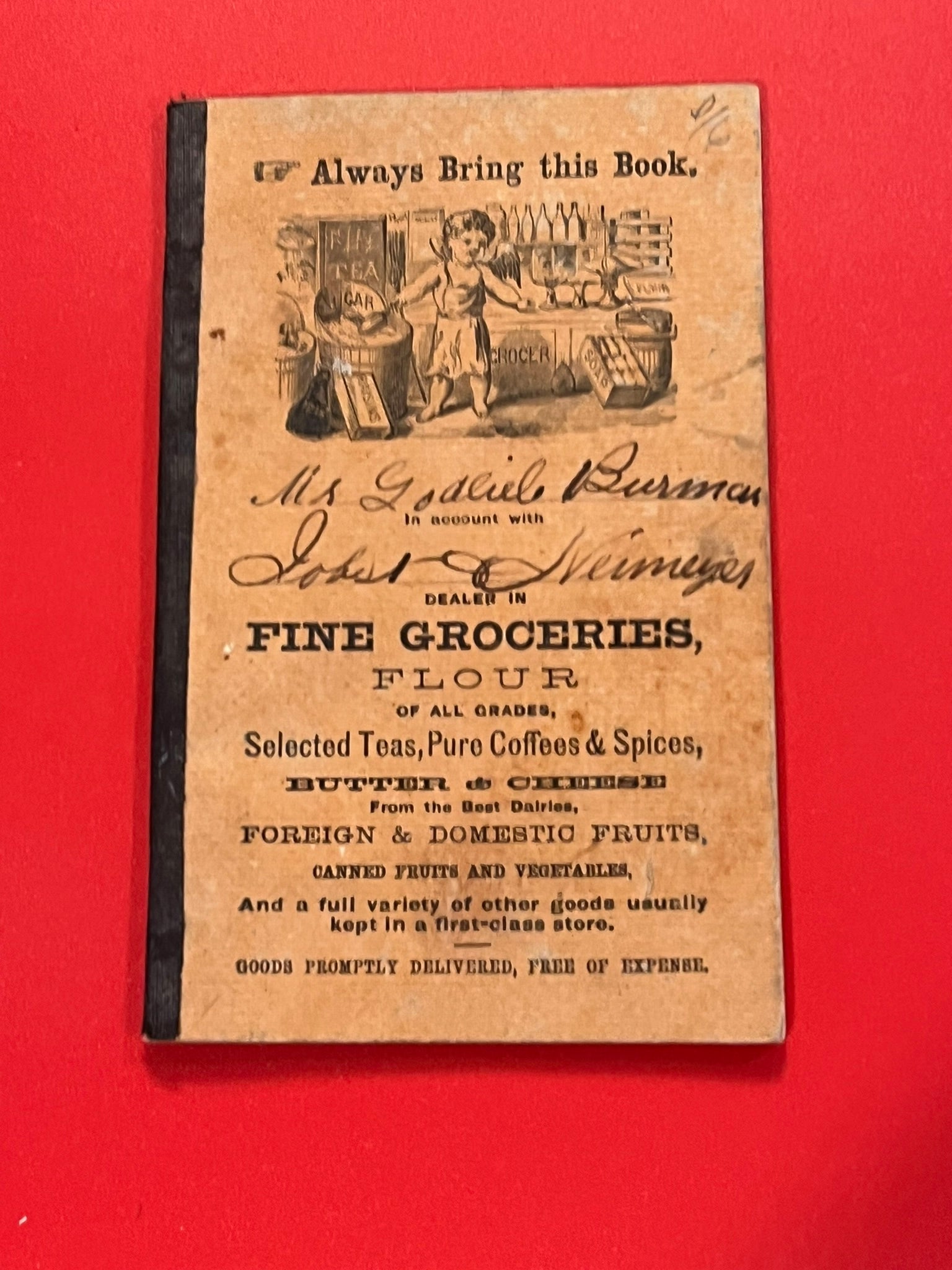 1915 Grocery Shopping list book. – History Bound