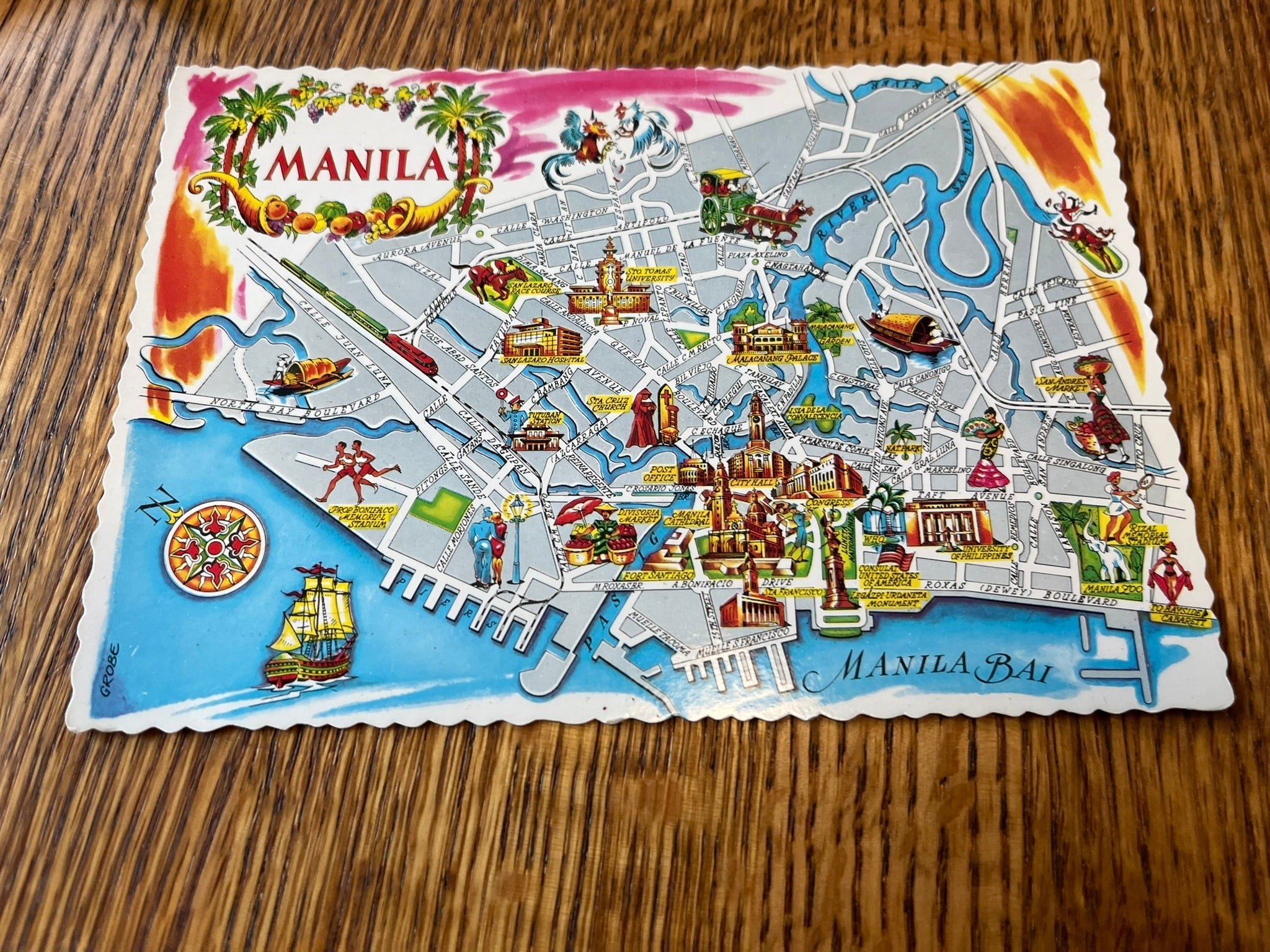 Manila Postcard Map – History Bound
