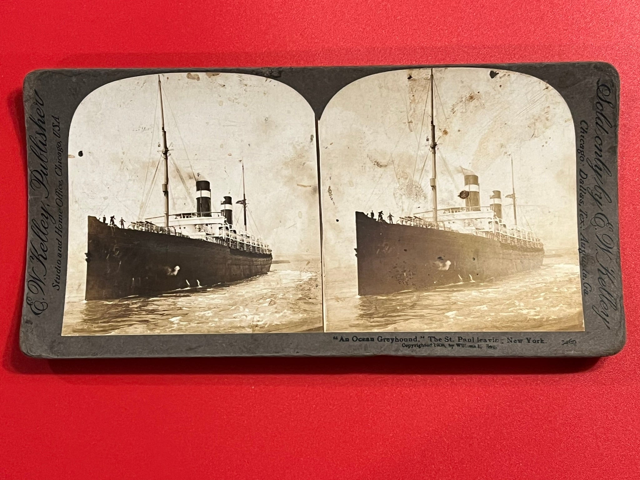 "An Ocean Greyhoud" The St. Paul – History Bound