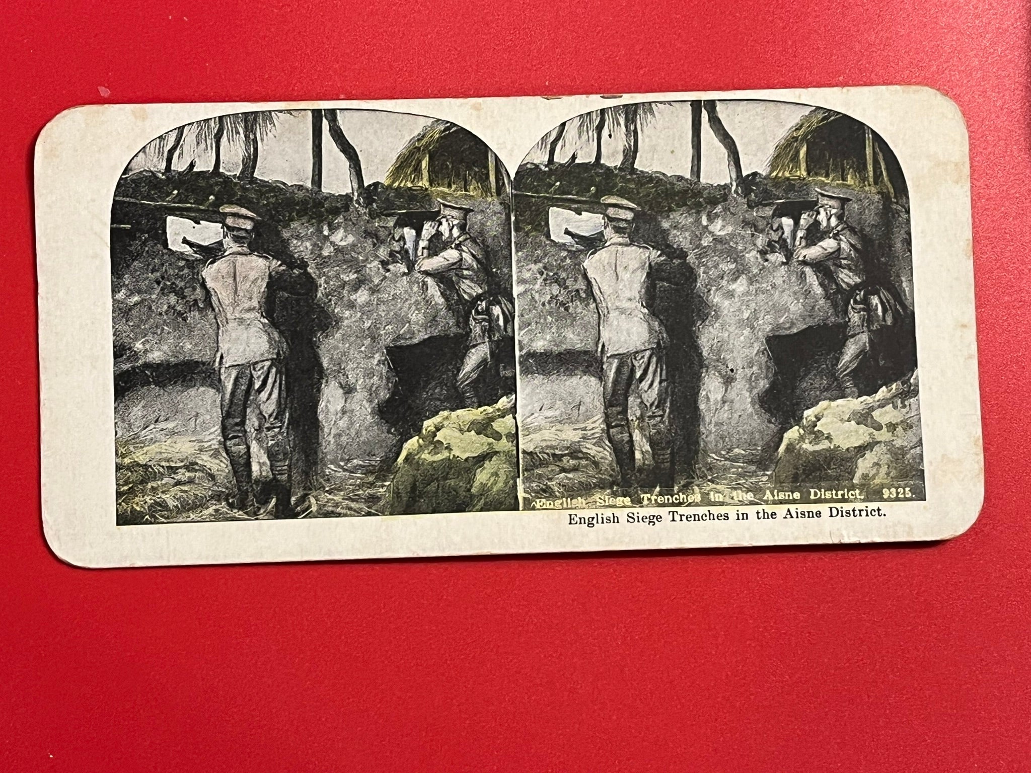 English Siege Trenches in the Aisne District - WWI – History Bound