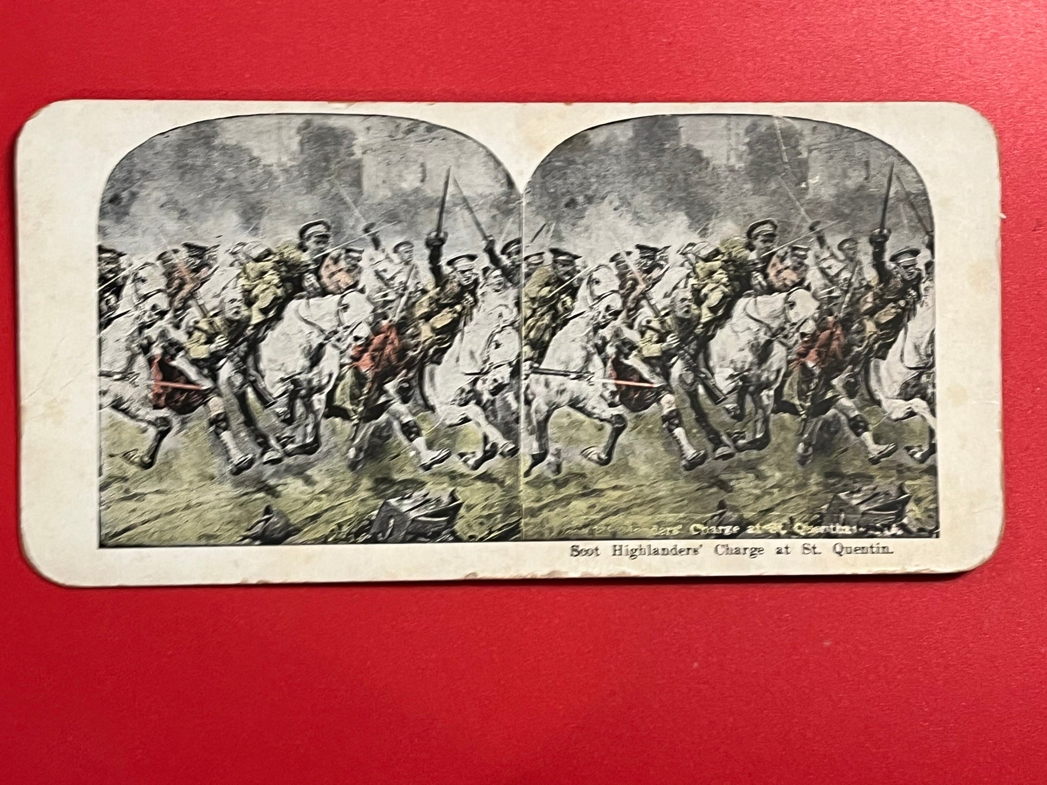 Scot Highlands Charge at St. Quentin - WWI – History Bound