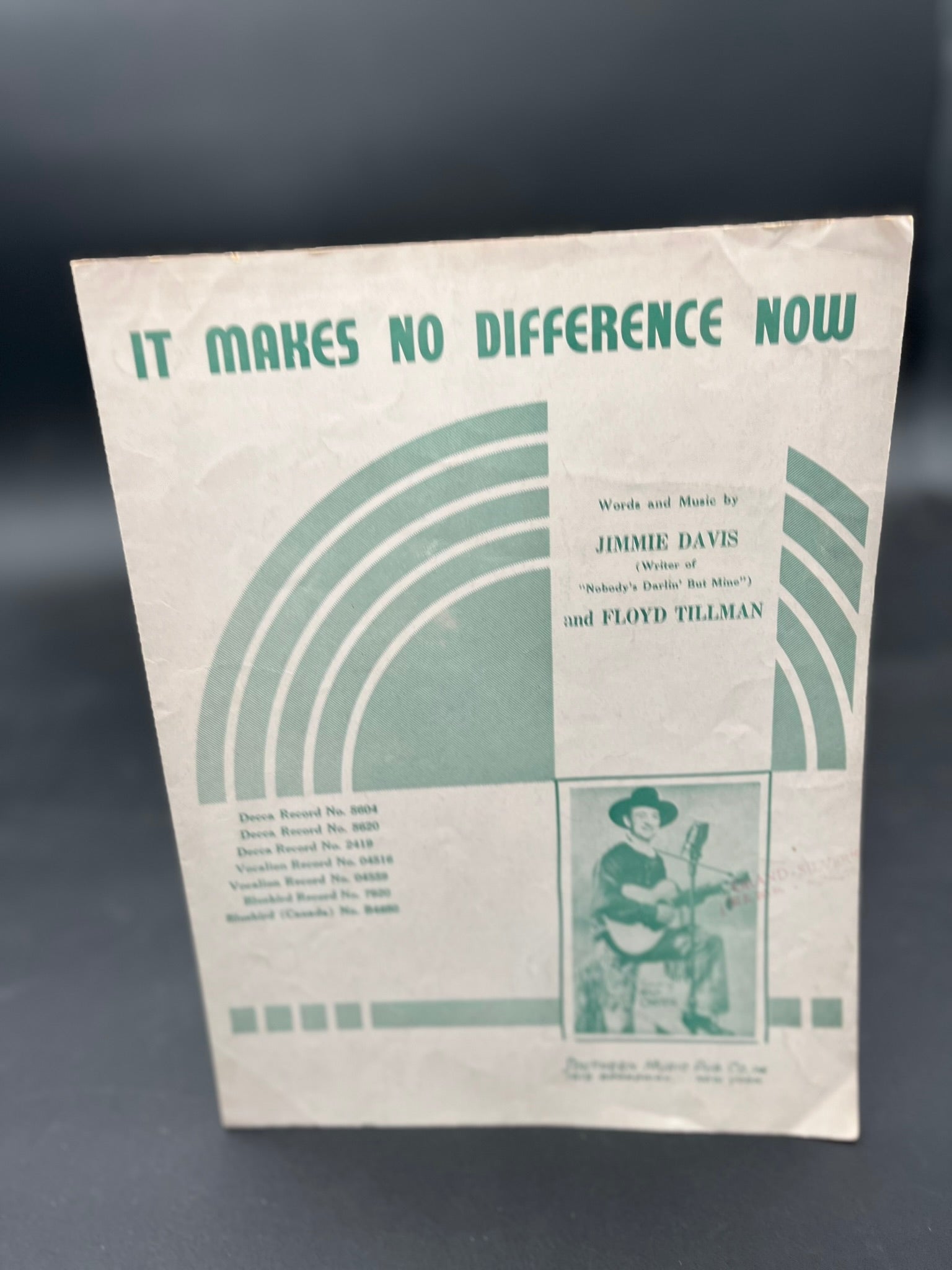 It Makes No Difference Now – History Bound