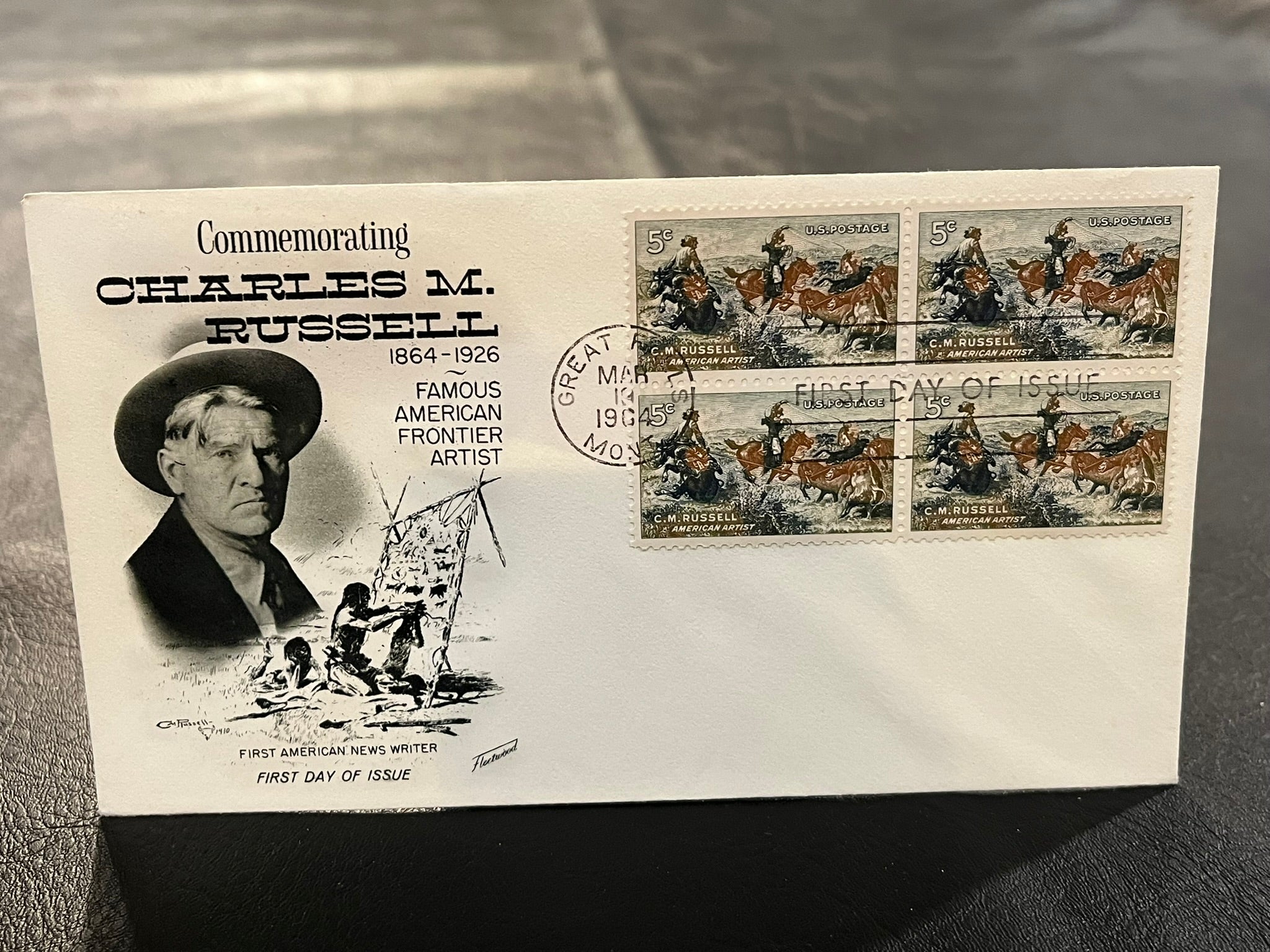 Charles M. Russell FDC 1964 – History Bound