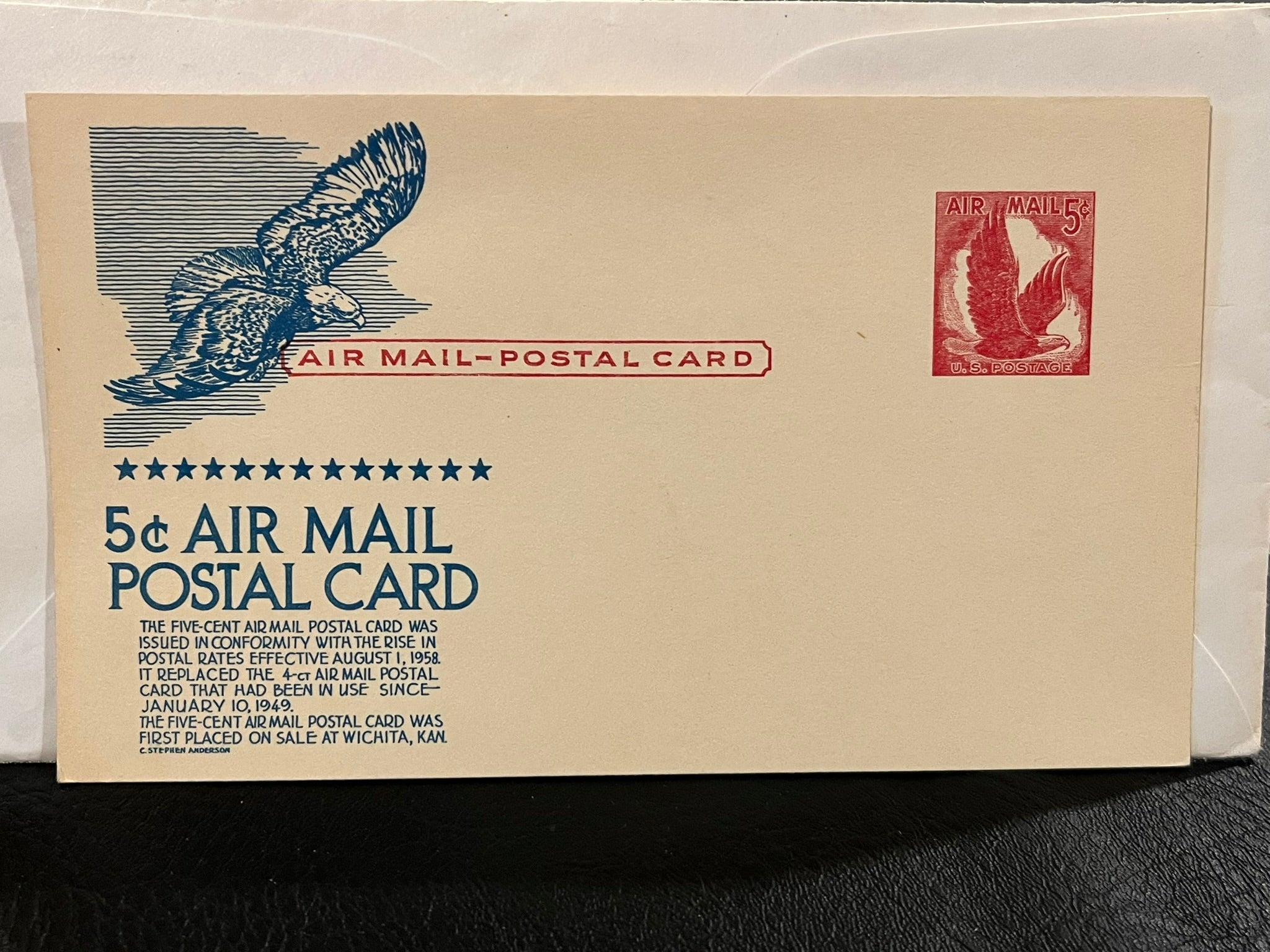 5c Air Mail Postal Card – History Bound