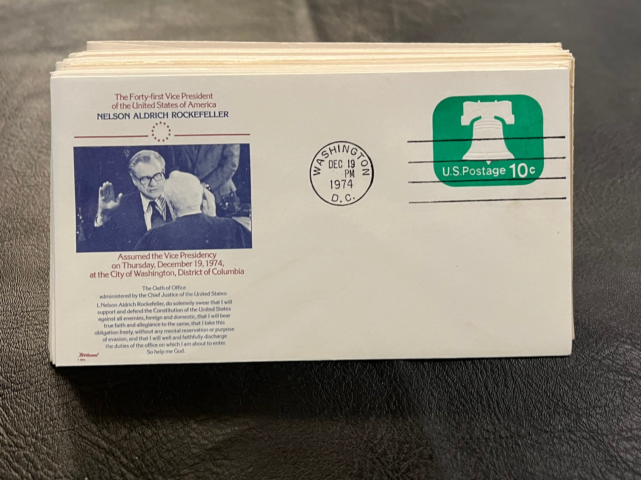 Nelson Rockefeller Inauguration FDC – History Bound