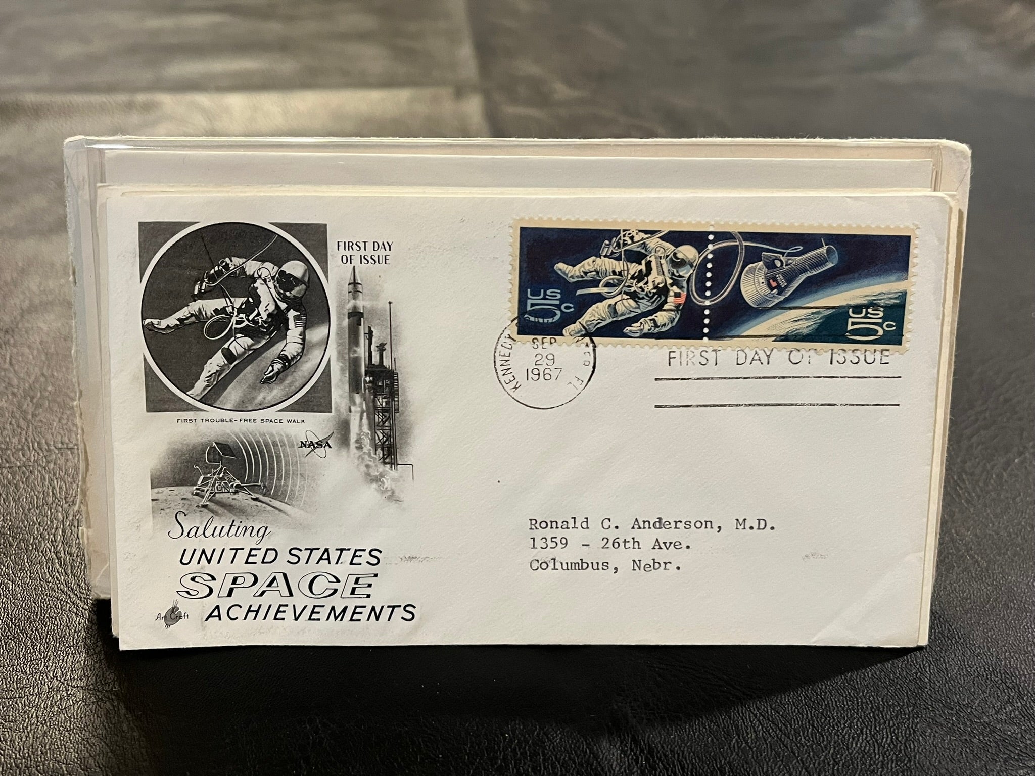 U.S. Space Achievements FDC – History Bound