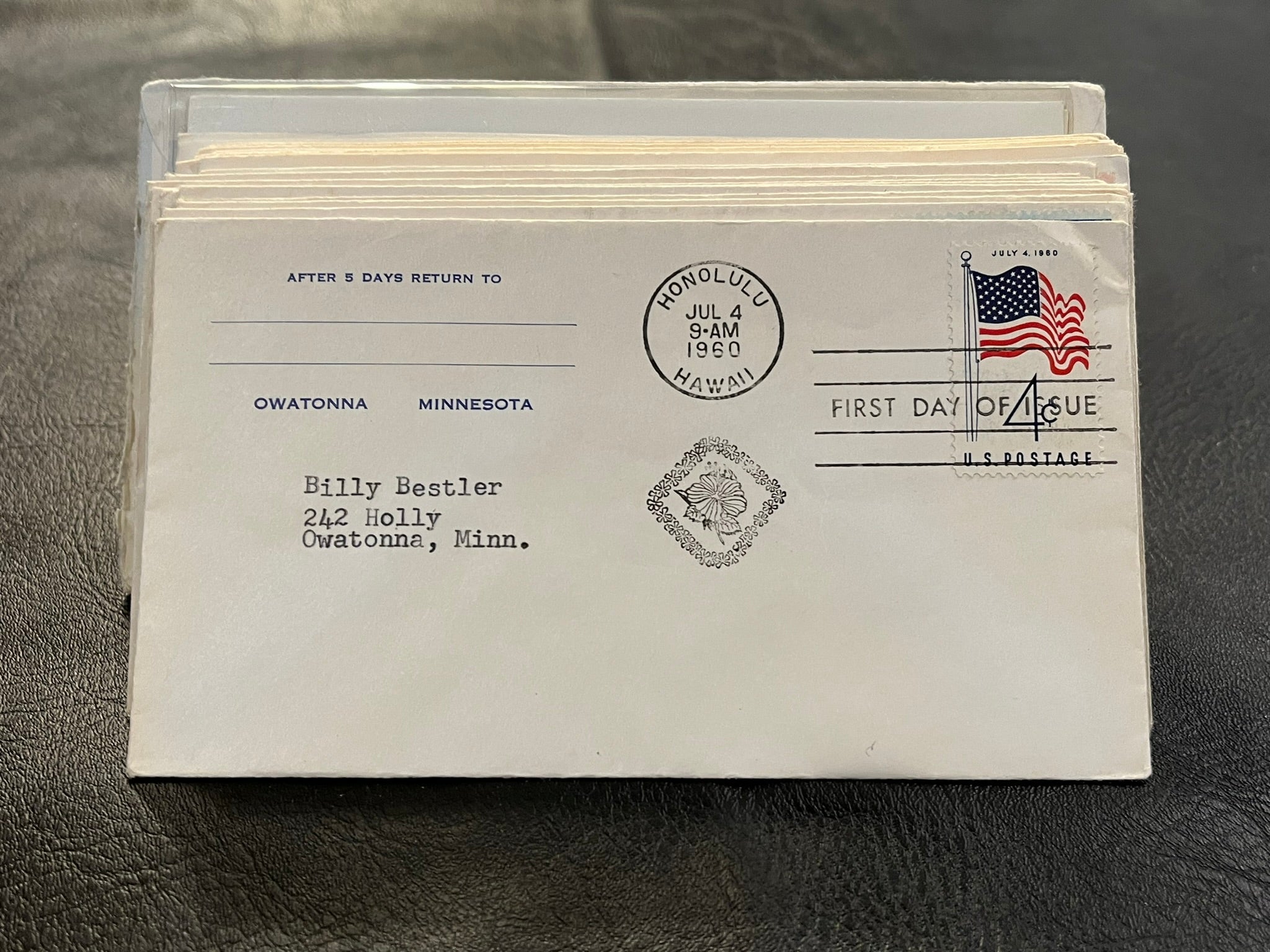 July 4, 1960 FDC – History Bound