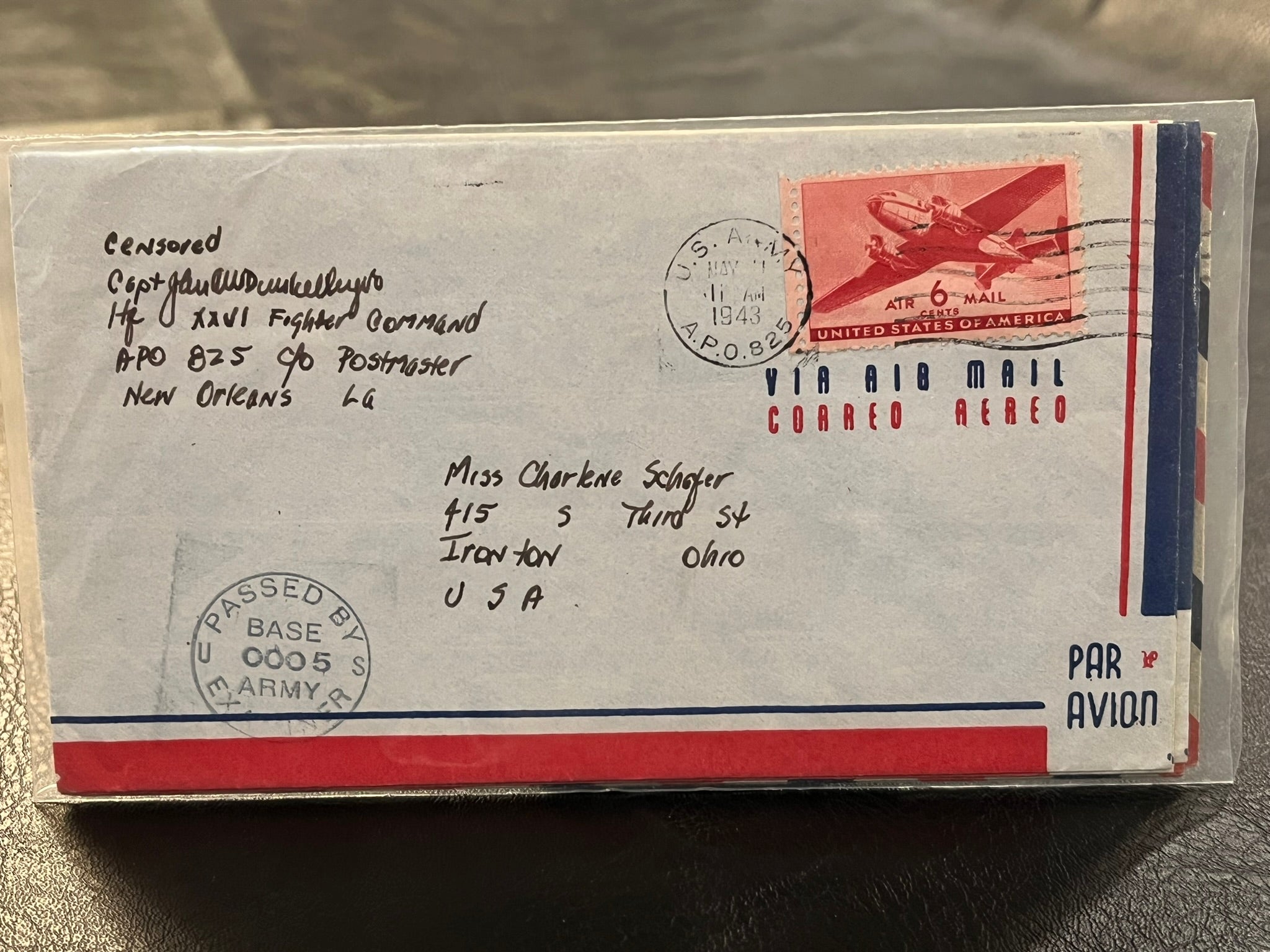 WWIII censored mail. Fine condition. – History Bound