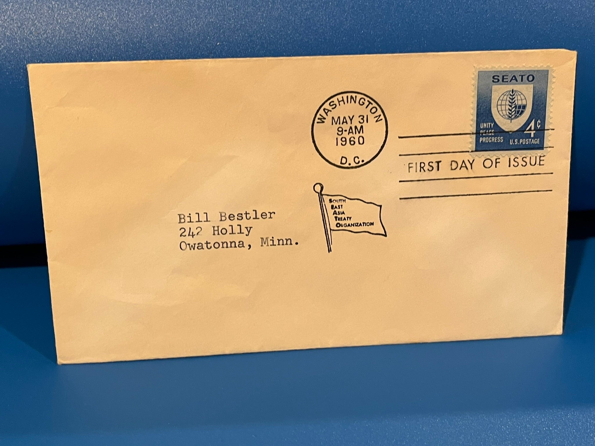 Seato FDC. 1960 – History Bound