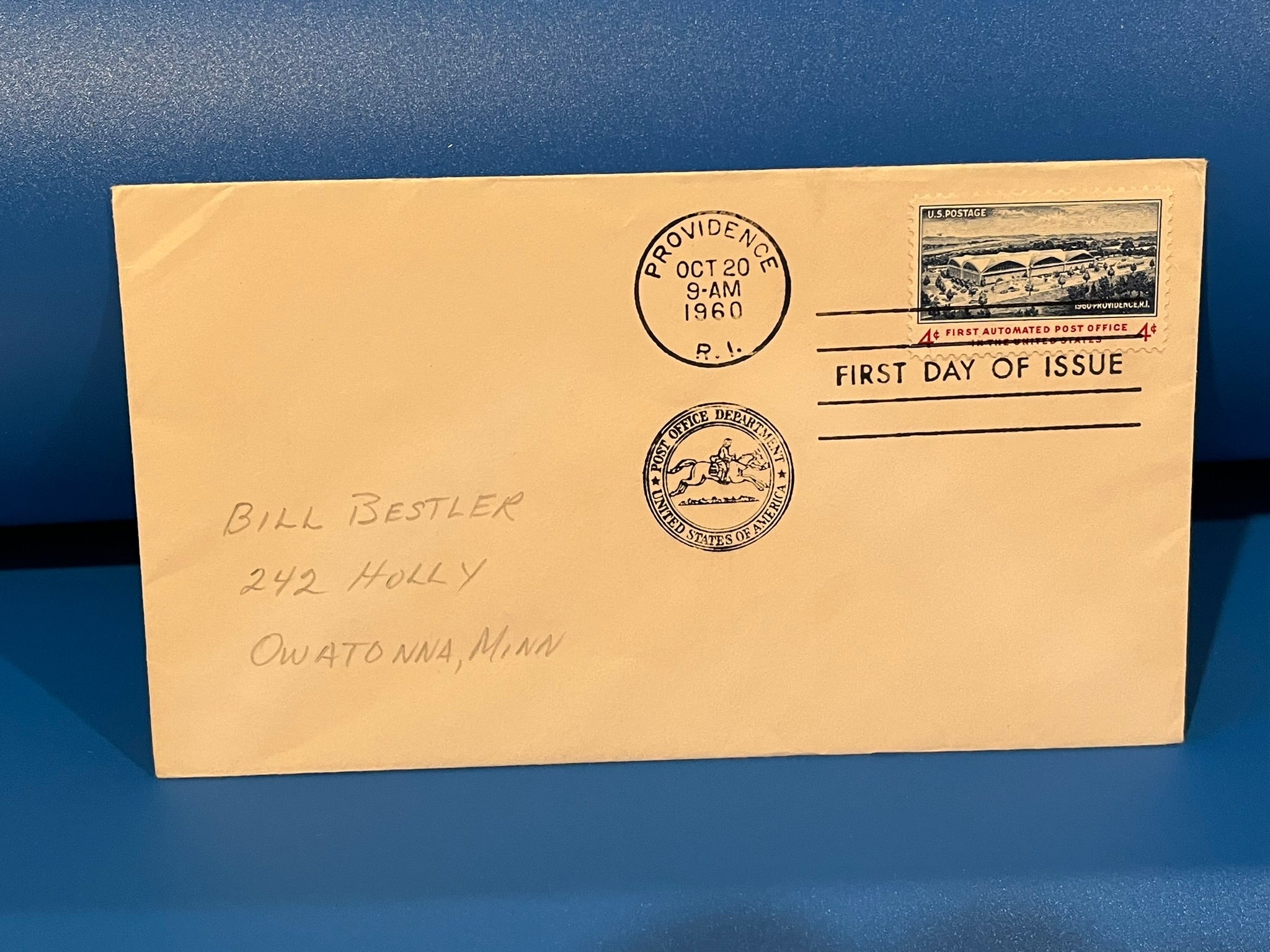 1st Automated Post Office FDC. 1960 – History Bound