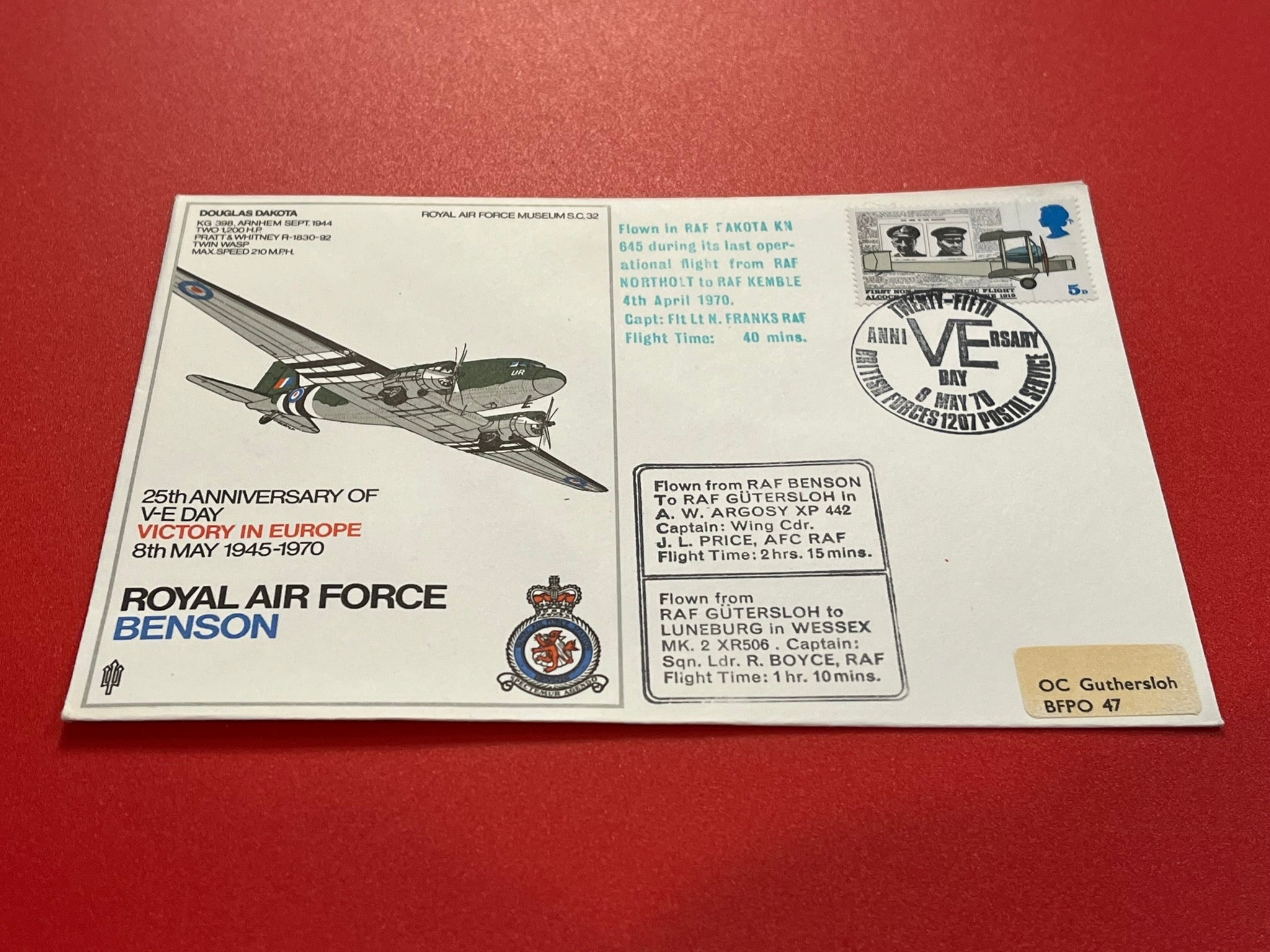 25th Anniversary of VE Day. Royal Air Force Benson – History Bound
