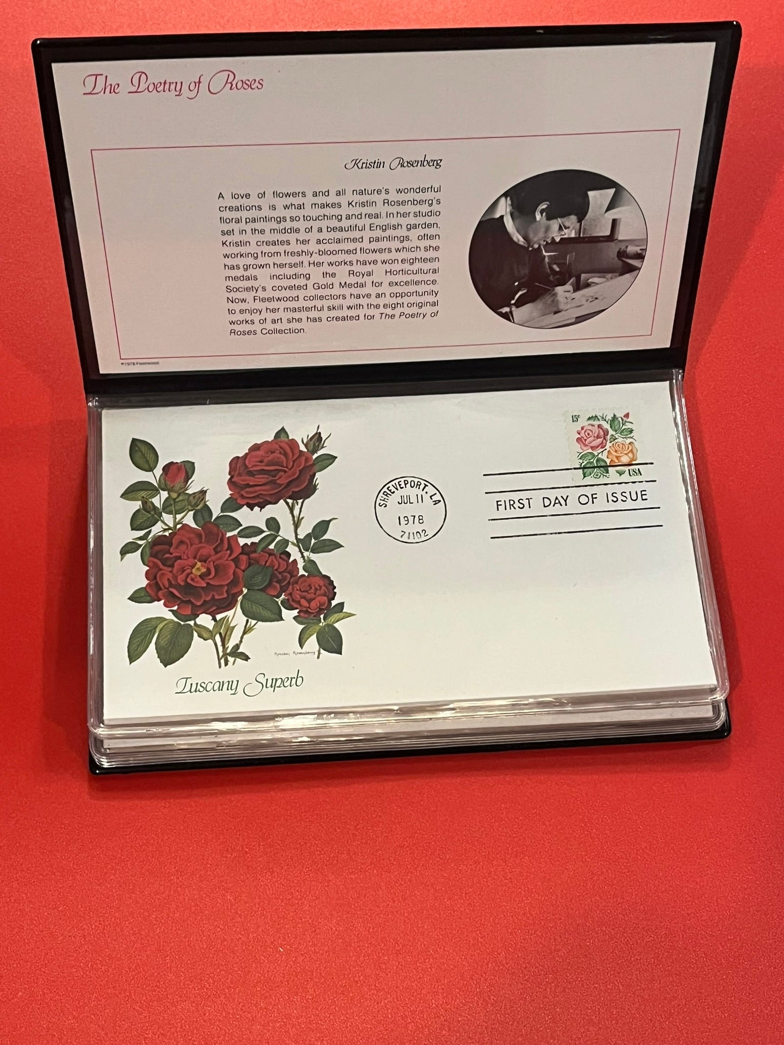 15c Poetry of Roses Booklet FDCs – History Bound