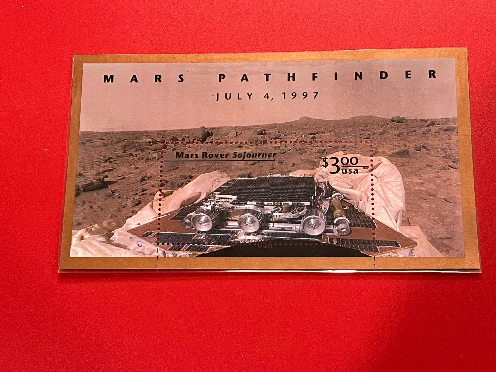 1997 $3.00 Mars Pathfinder (Largest stamp ever - U.S.) – History Bound