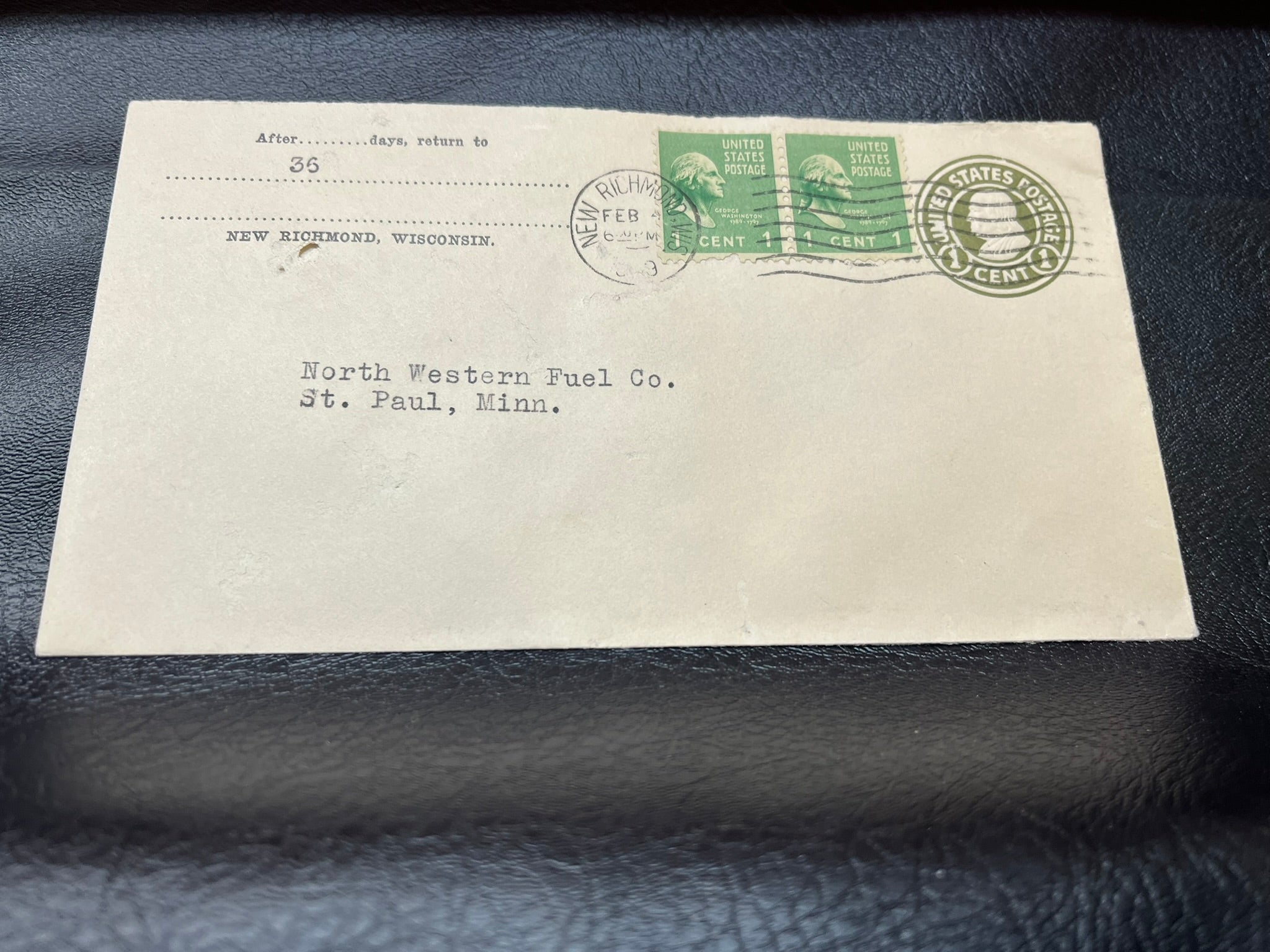 1c Franklin envelope 1939 – History Bound
