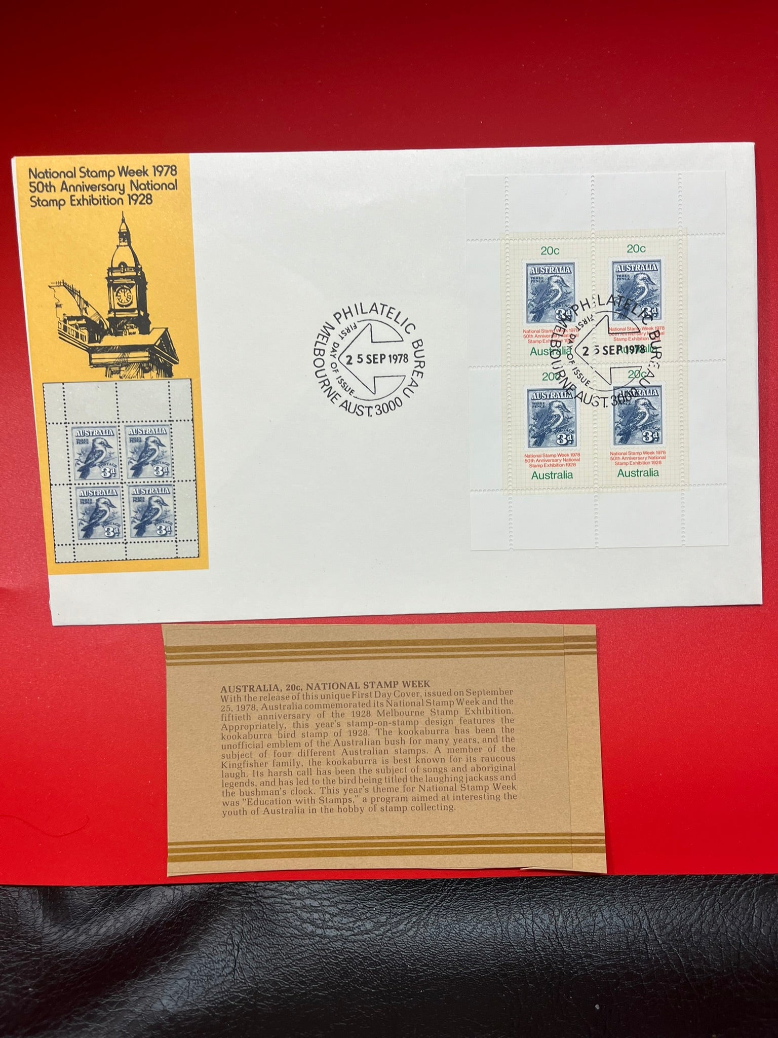 Australia - "National Stamp Week" FDC – History Bound