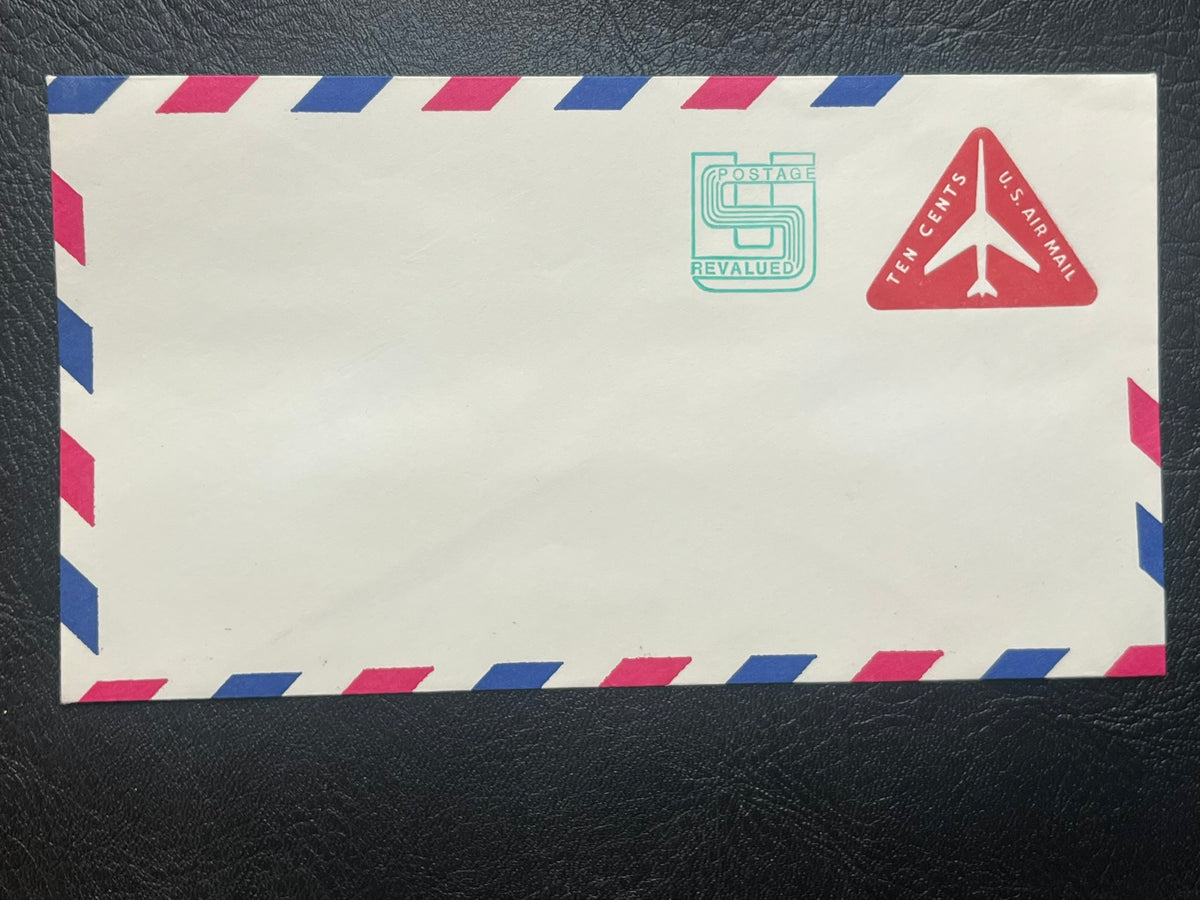 UC40 10c + Revalue Jet Airliner Air Mail Envelope – History Bound