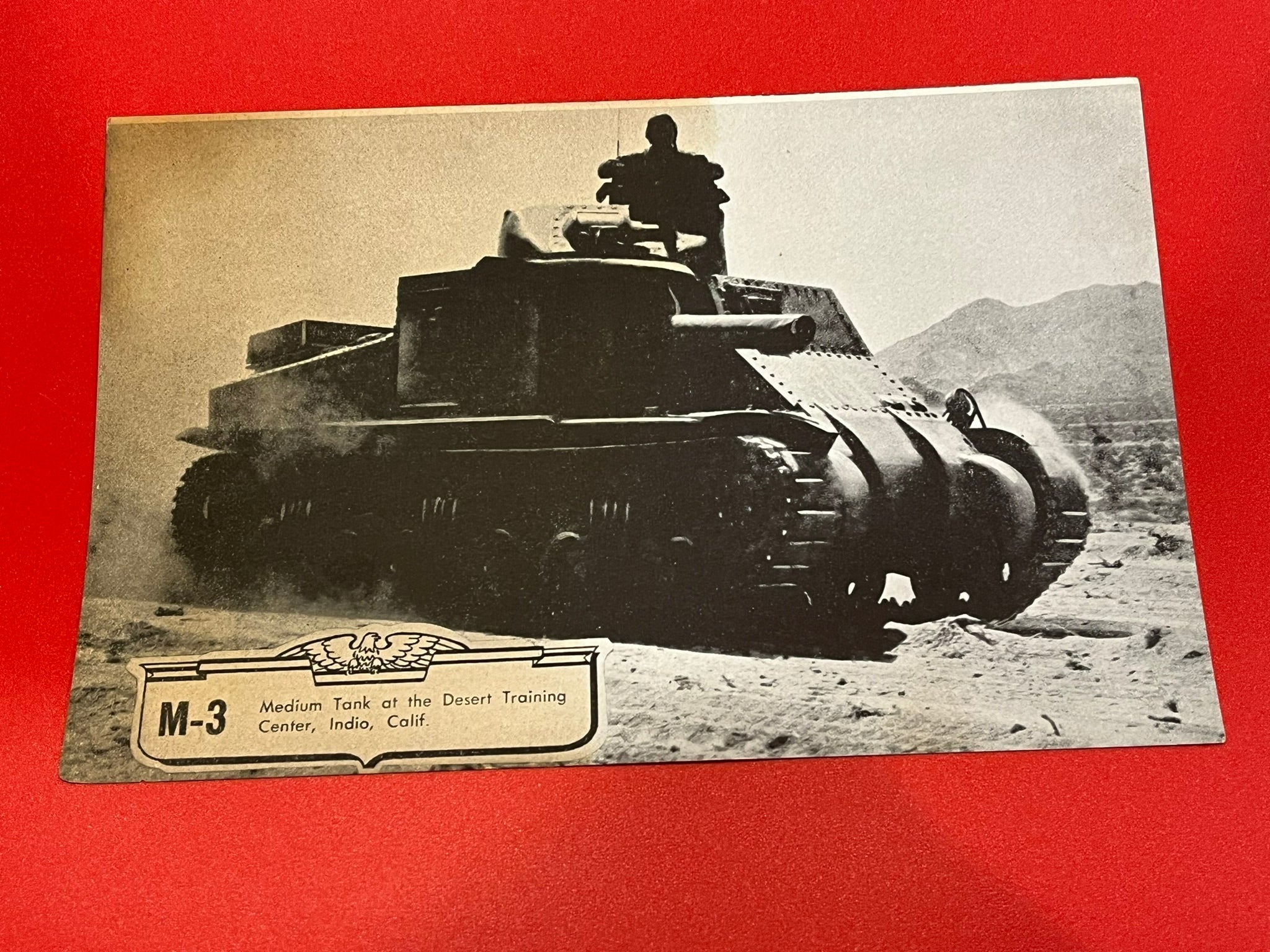 M-3 medium tank at Desert Training Center - Indio California. WWII ...